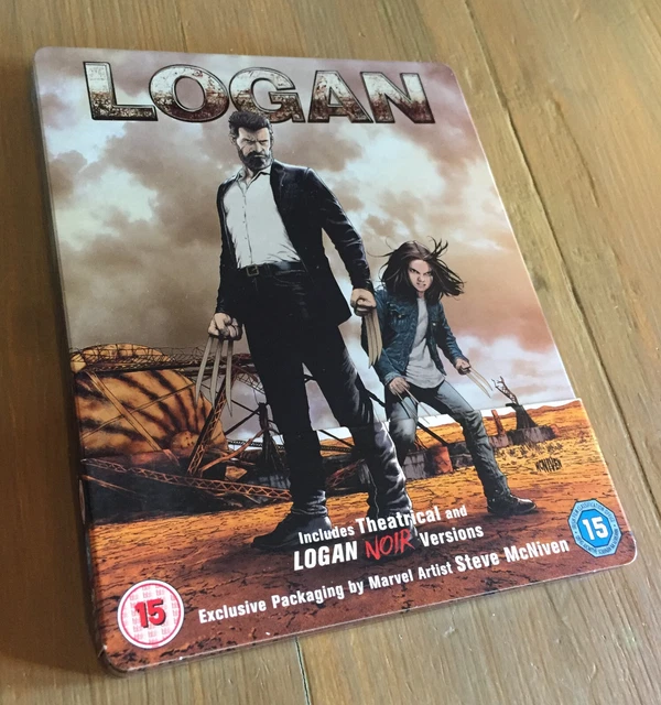 LOGAN BLU RAY Steelbook HMV UK Ltd Ed Marvel X-Men Hugh Jackman Patrick ...