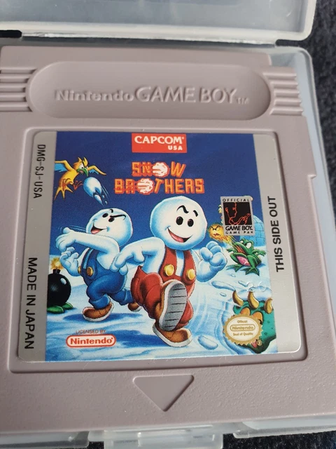 SNOW BROTHERS (SNOW Bros Jr) Nintendo Gameboy Spiel DMG-SJ-USA ...