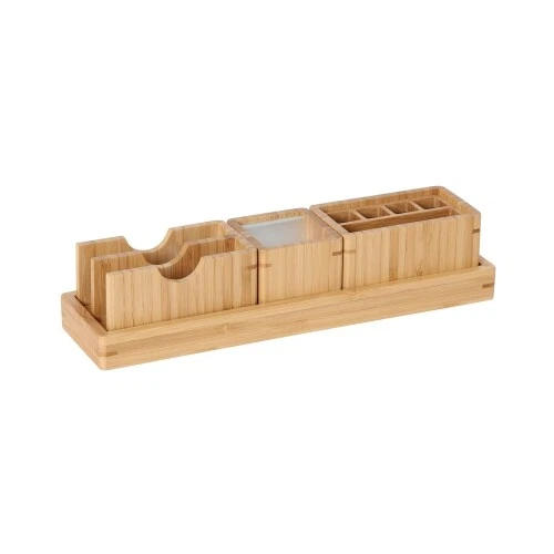 PENS AND NOTE Holder Bamboo - 4-teilig $125.89 - PicClick AU