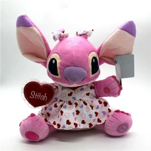 DISNEY LILO AND Stitch Girlfriend Angel with heart Wedding Plush Doll ...