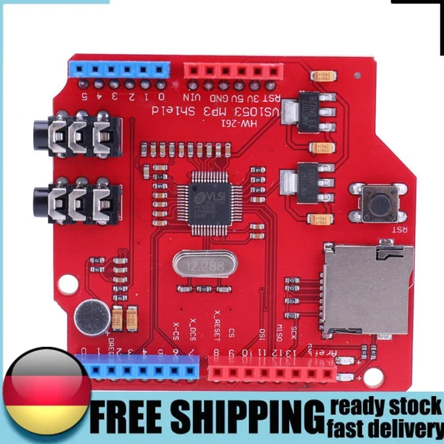 VS1053 DECODE DEVELOPMENT Board Module With TF Card Slot MP3 for ARDUINO MEGA EUR 9,63 - PicClick DE