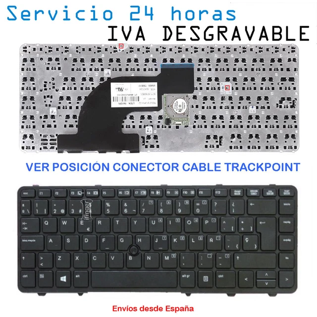 TECLADO ESPAÑOL DE portátil compatible para HP PROBOOK 440 G29Z.N9JBV ...