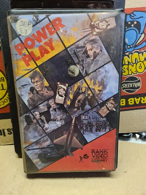 RARE VHS TAPE 'Power Play' Rank Video Library Pre Cert £8.99 - PicClick UK