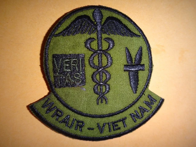 VIETNAM GUERRE ATTENUÉ Patch Walter Reed Armée Institut Recherche Wrair ...