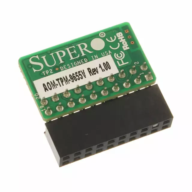 SUPERMICRO TPM MODULE TCG 1.2 AOM-TPM-9655V Rev 1.00 $45.32 - PicClick CA