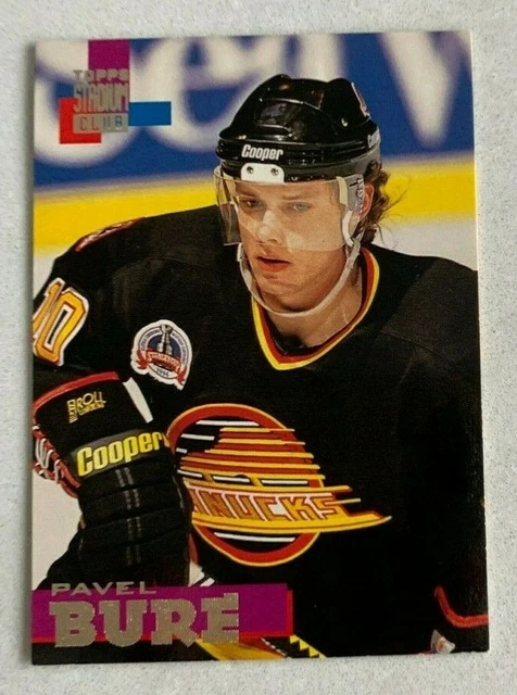 NHL PAVEL BURE Canucks 1994-95 Topps Stadium Club Hockey Trading CARD #10 EUR 5,99 - PicClick IT