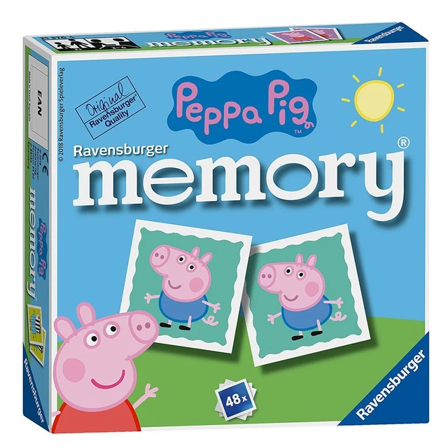 MINI MEMORY® PIG | 48 Bildkarten | Peppa Wutz | Ravensburger | Spiel ...