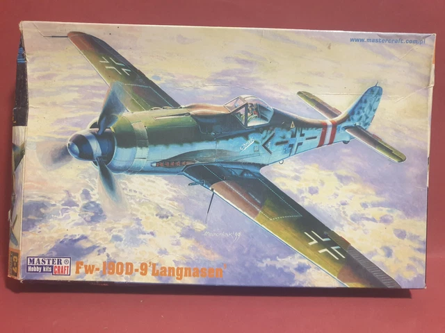 FOCKE WULF FW-190 D-9 Long Nose Wehrmacht Model Making Set 1:72 ...