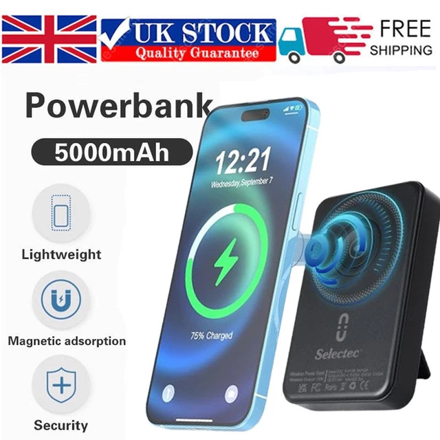 MAGSAFE POWER BANK Portable Charger 50000mAh Magnetic Battery Pack For ...