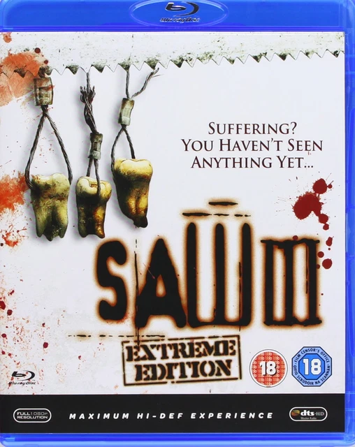 SAW 3 :EXTREME Edition (Blu-ray) Tobin Bell Shawnee Smith Angus ...