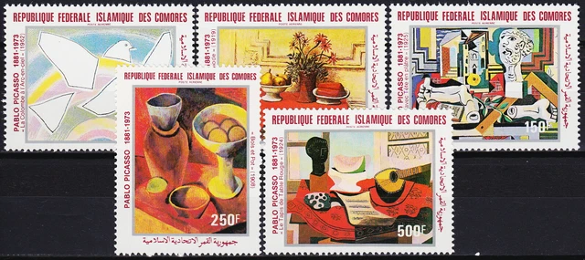 100ÈME ANNIVERSAIRE COMORES Pablo Picasso 1981 MNH-13 Euro EUR 3,68 ...