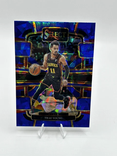 2023-24 PANINI SELECT Trae Young Acourse Blue Ice Prizm - Atlanta Hawks EUR 1,60 - PicClick IT