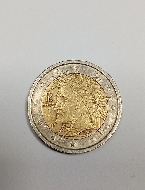 MONETA 2 EURO 2002 Dante Alighieri EUR 400,00 - PicClick IT