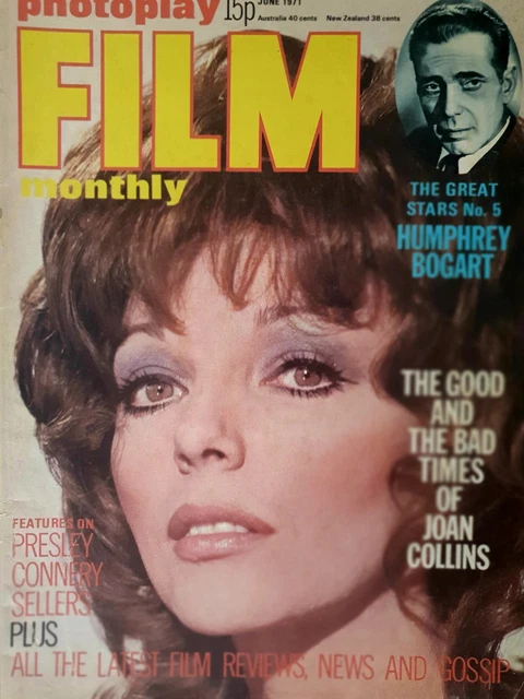 PHOTOPLAY JUNE 1971 Joan Collins, Sean Connery Bond, Raquel Welch ...