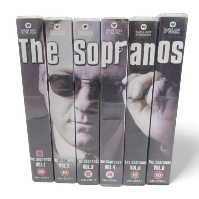THE SOPRANOS COMPLETE Video VHS Set 6 HBO 1999-2007 Crime Drama ...