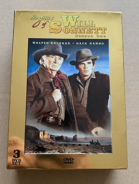 GUNS OF WILL Sonnett 3 DVD Set Western Season One EUR 12,99 - PicClick IT