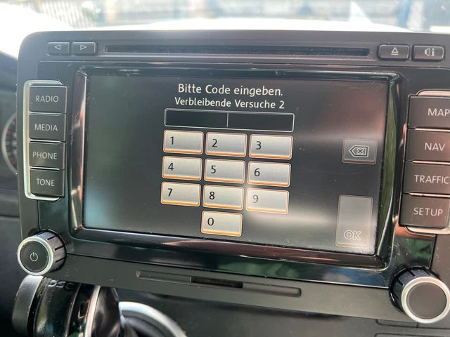 VW RNS 510 Radio original Volkswagen Continental Autoradio Ohne Code EUR 239,00 - PicClick DE