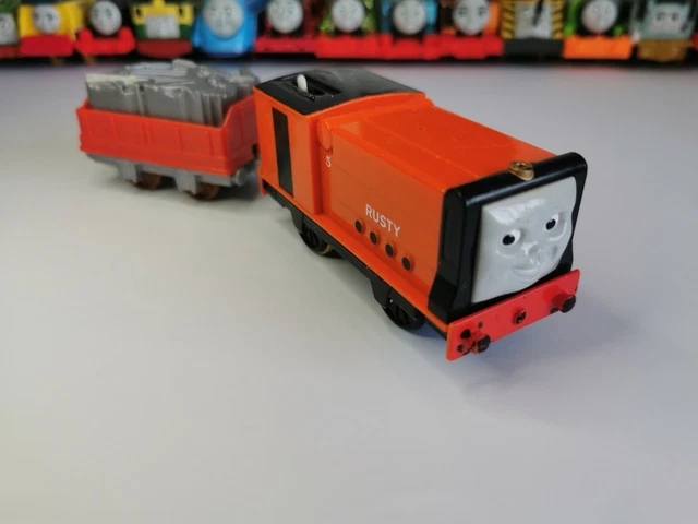 THOMAS AND FRIENDS Motorised Train Trackmaster RUSTY WITH TRUCK £9.10 ...
