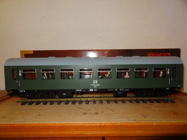 LGB/PIKO GRÜNER VIERACHSER DR Personenwagen PIKO Nr. 37650-5 OVP EUR ...
