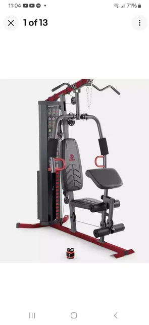 MARCY 68KG/150LB STACK Home Gym System Exercise Weights Strength Training £50.00 - PicClick UK