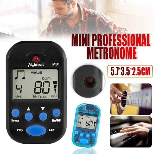METRONOME DIGITAL LCD Clip-On Mini Professional For Guitar Violin ...