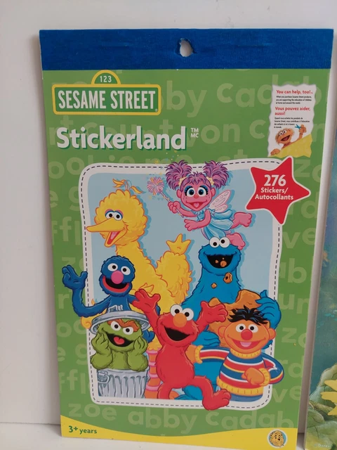 DISNEY FAIRY TINKERBELL Sesame Street Backyardigans Stickerland Book ...