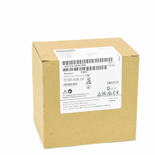 CPU SIEMENS SIMATIC S7-1200 1214fc dc/dc/dc 24vdc 1.5a 6es7 214-1af40 ...