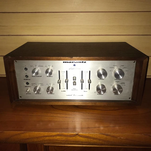 MARANTZ MODEL 3300 Pre-Amplifier Stereo Vintage with Cabinet Fully ...