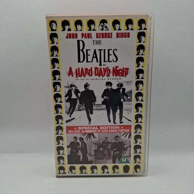 THE BEATLES IN a Hard Day's Night VHS Video £7.01 - PicClick UK