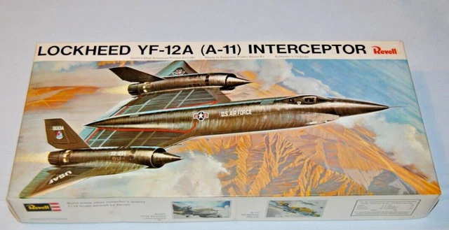 VINTAGE, REVELL, LOCKHEED YF-12A (A-11) Interceptor, Plastic, 1:72 ...