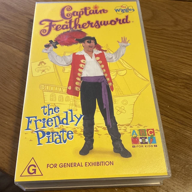 THE WIGGLES - Captain Feathersword The Friendly Pirate 2000 VHS Video ...