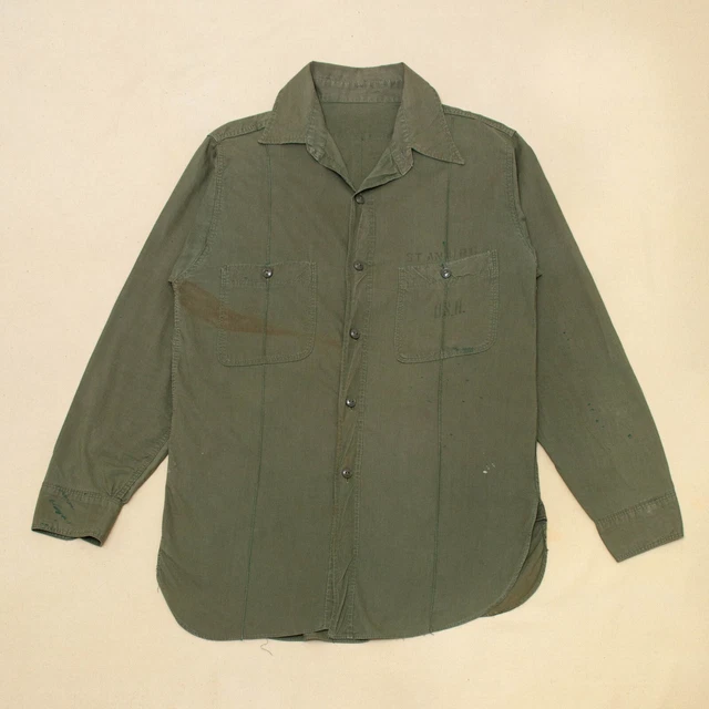 RARE 40S US Navy MCB Stencilled N-3 Utility Shirt - Small £65.00 ...