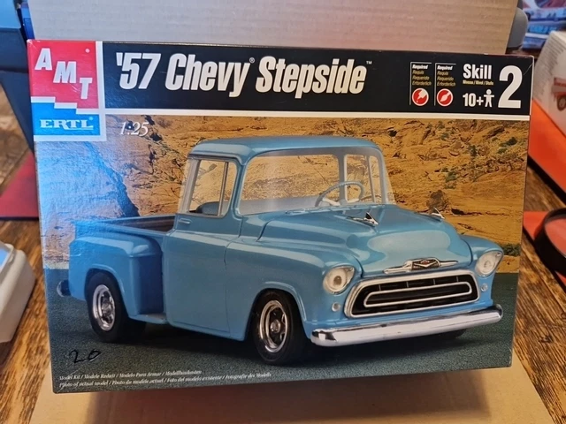 AMT 57 CHEVY Stepside Pickup Truck 1:25 Scale £37.12 - PicClick UK