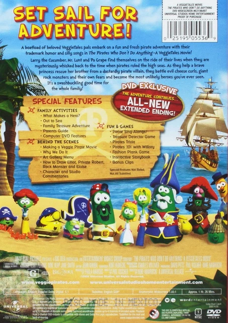 THE PIRATES WHO Don't Do Anything: A VeggieTales Movie (Wide S (DVD ...