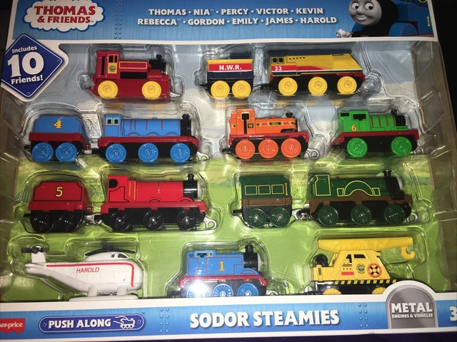 THOMAS & FRIENDS Trackmaster GFF07 Sodor Steamies Train Engines Set Toy ...