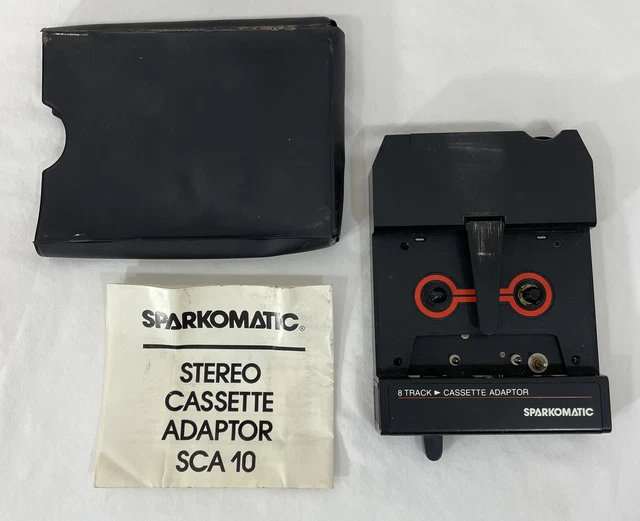 VINTAGE SPARKOMATIC 8 Track To Cassette Adaptor SCA-10 Includes Manual ...