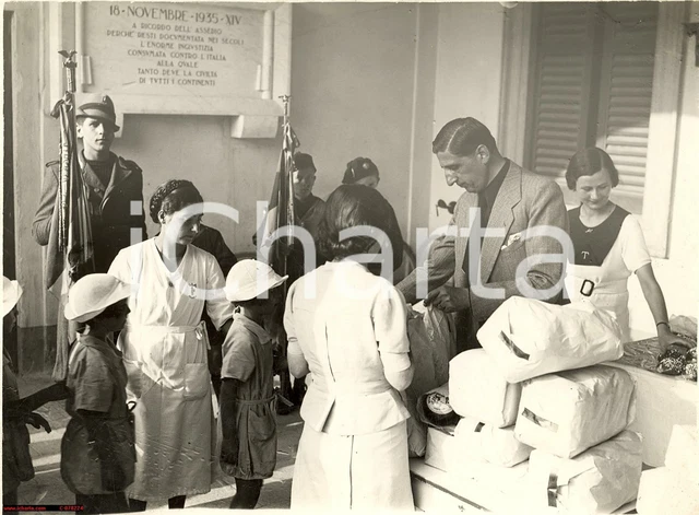 1936 GESSATE MILANO giocattoli ai bambini *Foto d'epoca EUR 55,00 ...