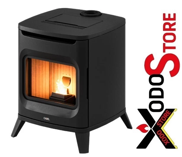 POÊLE À GRANULÉS Cadel Modèle Hublot 6 Up-Twin - Driver Mail pour Réduction EUR 2.120,00 ...