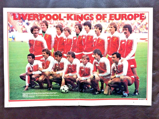 LIVERPOOL FC TEAM Poster 1981 - A3 size - Kings of Europe - from Shoot ...