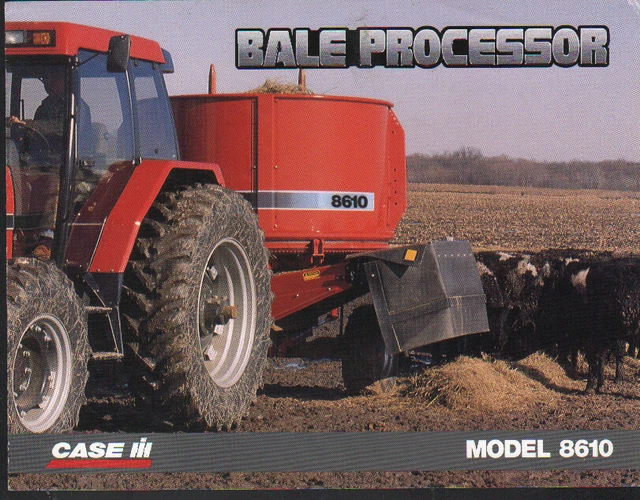 CASE IH &MODEL 8610" Tractor Bale Processor Brochure Leaflet £4.00 - PicClick UK