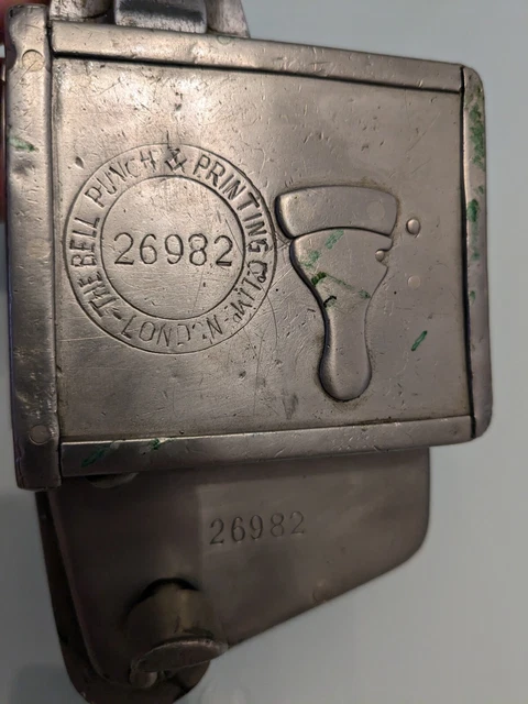 BELL PUNCH & Printing Co 42878 Bus Tram Train Conductor Clippy Ticket ...