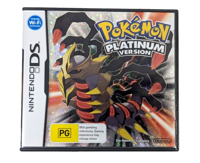 POKÉMON PLATINUM VERSION (Nintendo DS, 2009) Genuine Complete With ...