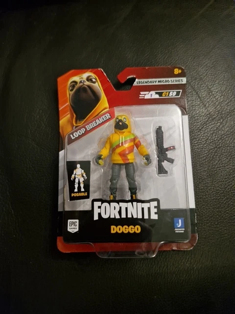 FORTNITE LEGENDARY MICRO Series 2.5" inch Action Figure Doggo LOOP ...