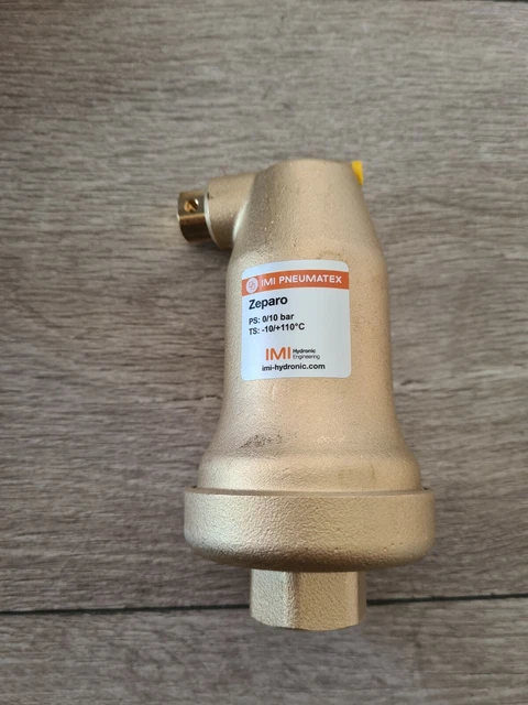 IMI HYDRONIC / PNEUMATEX Purgeur d'air automatique grand débit - Zeparo ZUT - F EUR 55,00 ...
