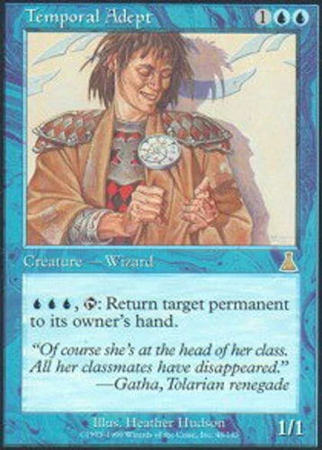 MTG-1X-LIGHT PLAY, ANGLAIS-ADEPTE temporel - Foil-Urza's Destiny EUR 14 ...
