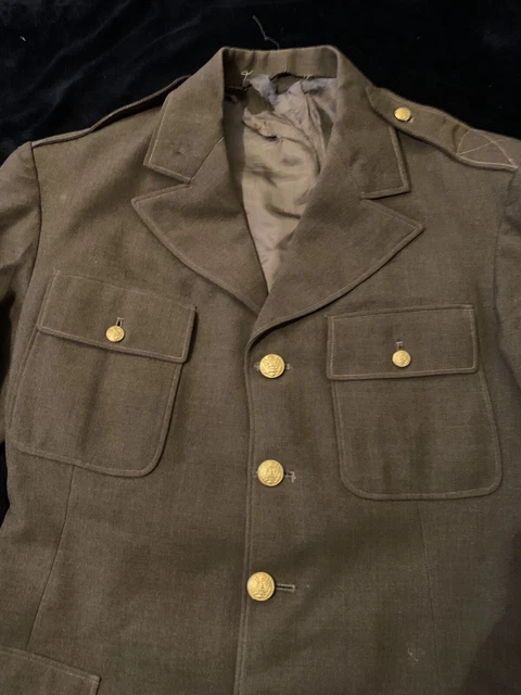 WW2 US ARMY Class A Uniform Jacket - 42 Chest £19.99 - PicClick UK