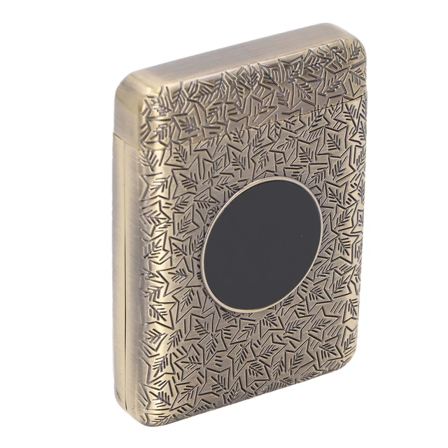 RETRO METAL CIGARETTE Case Box 16 Capacity Vintage Cigarette Case ...