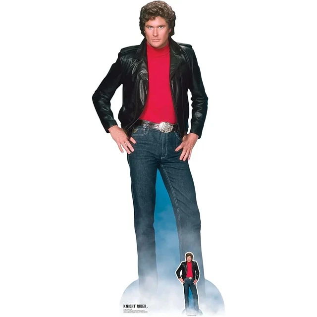 MICHAEL KNIGHT (KNIGHT Rider) Official Lifesize + Mini Cardboard Cutout ...