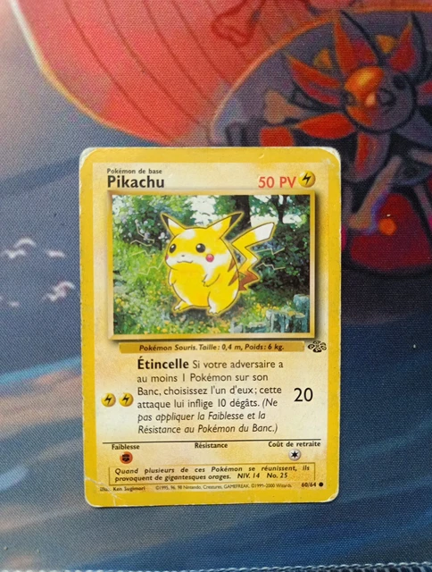 CARTE POKÉMON PIKACHU 60/64 EDITION 2 ED2 Jungle VF FR EUR 1,00 ...