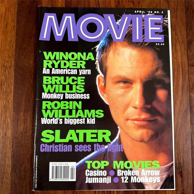 MOVIE MAGAZINE APRIL 1996 BRUCE WILLIS Winona Ryder ROBIN WILLIAMS ...